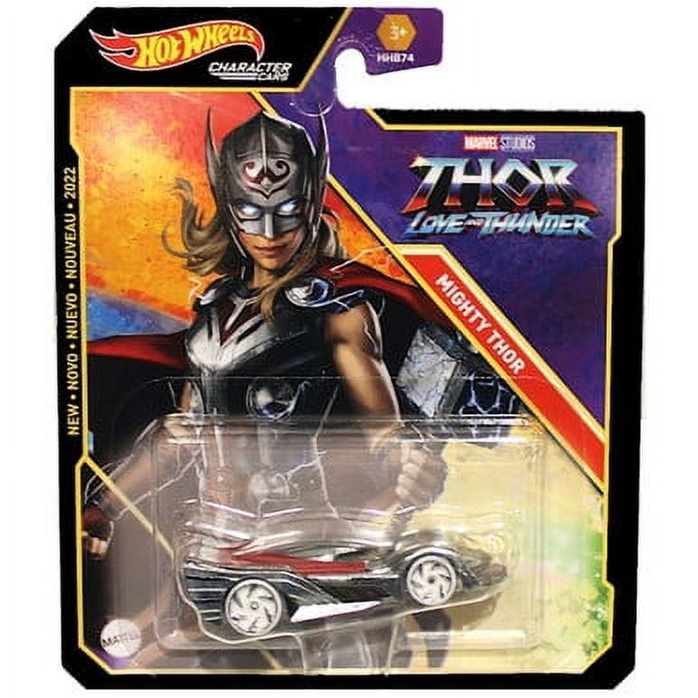 Mighty Thor Thor Love and Thunder Hot Wheels Character Cars 1/64 Scale ...