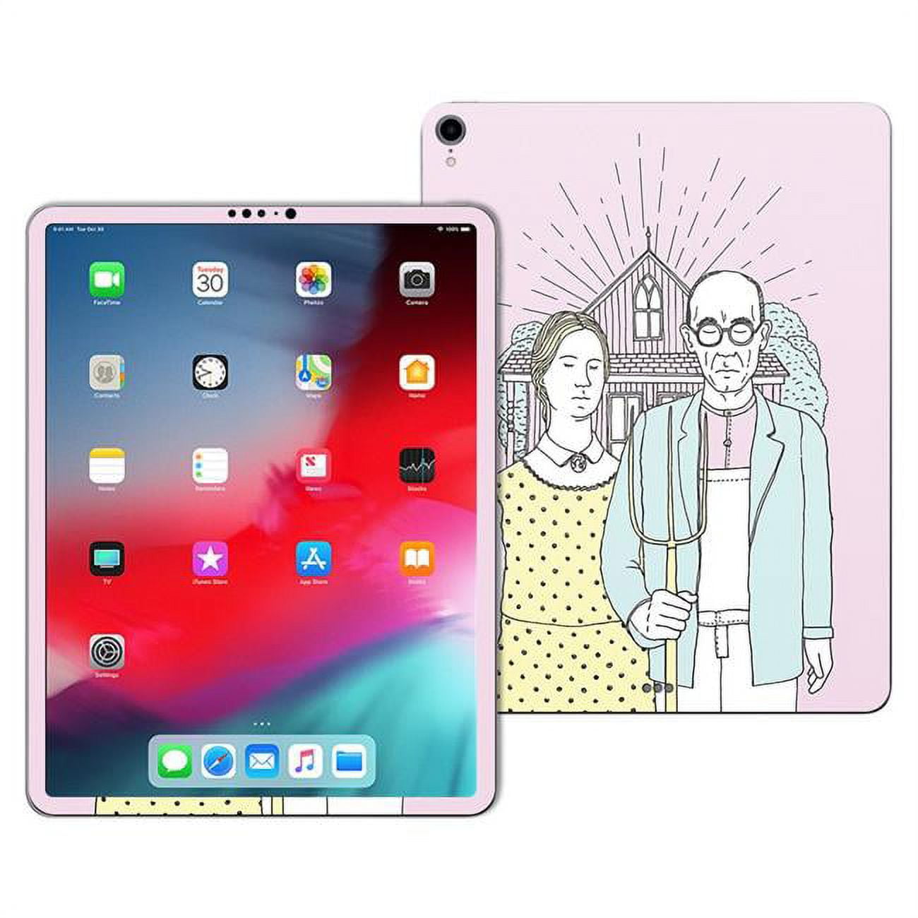 MightySkins APIPP1218-American Gothic Pop Skin for Apple iPad Pro 12.9 in. 2018 - American ...