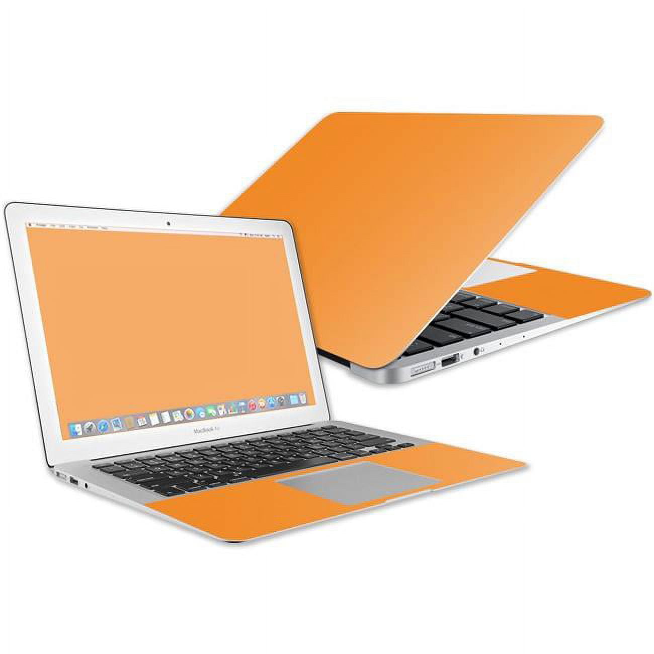 MightySkins APMAAIR132-Solid Orange Skin for Apple Macbook Air 13 in ...