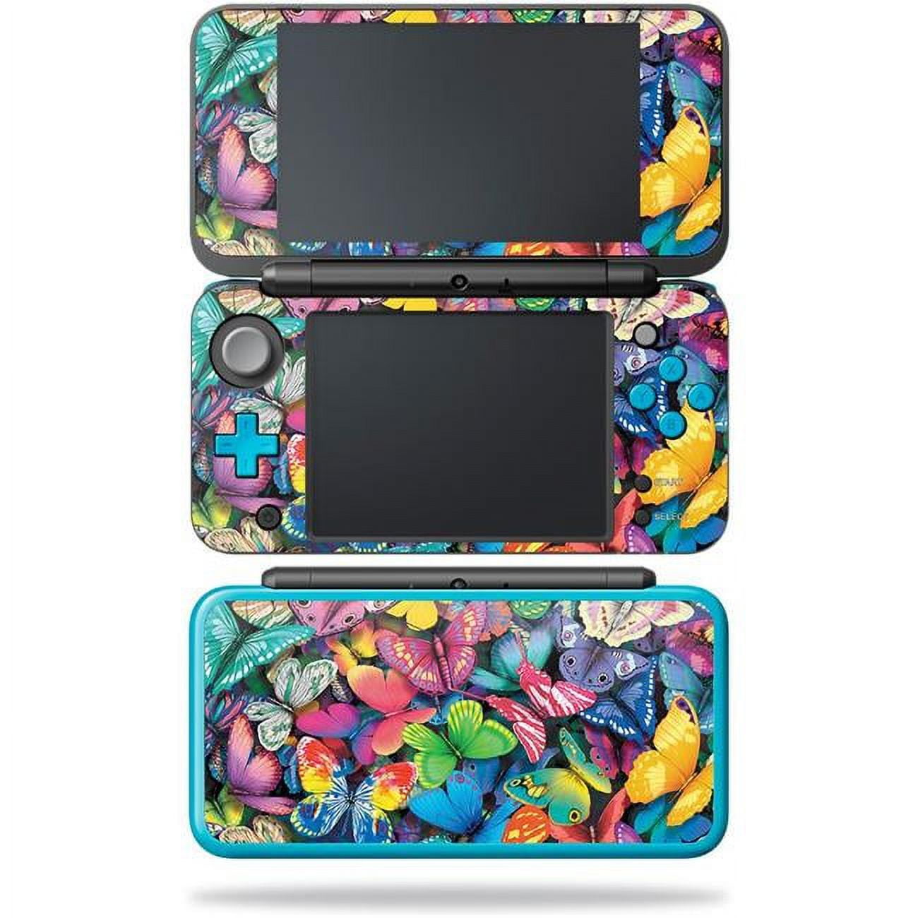 MightySkins CF-NI2DSXL-Butterfly Party Carbon Fiber Skin for Nintendo ...