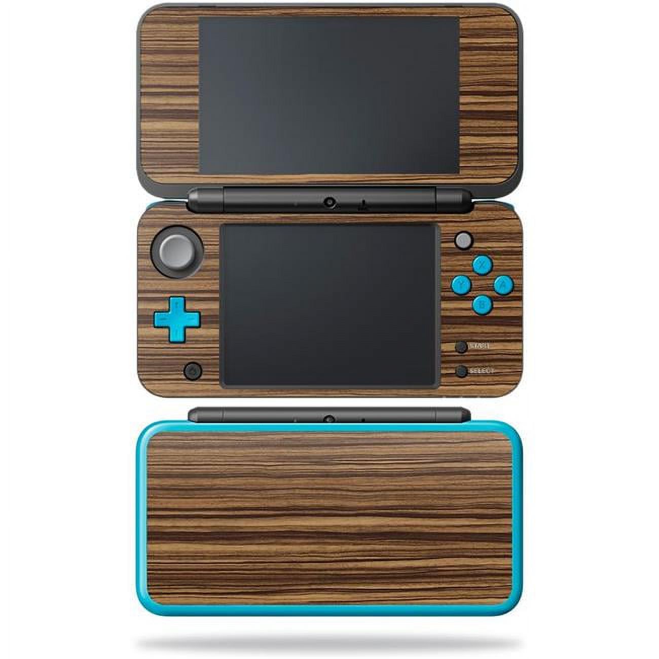 MightySkins CF-NI2DSXL-Dark Zebra Wood Carbon Fiber Skin for Nintendo ...