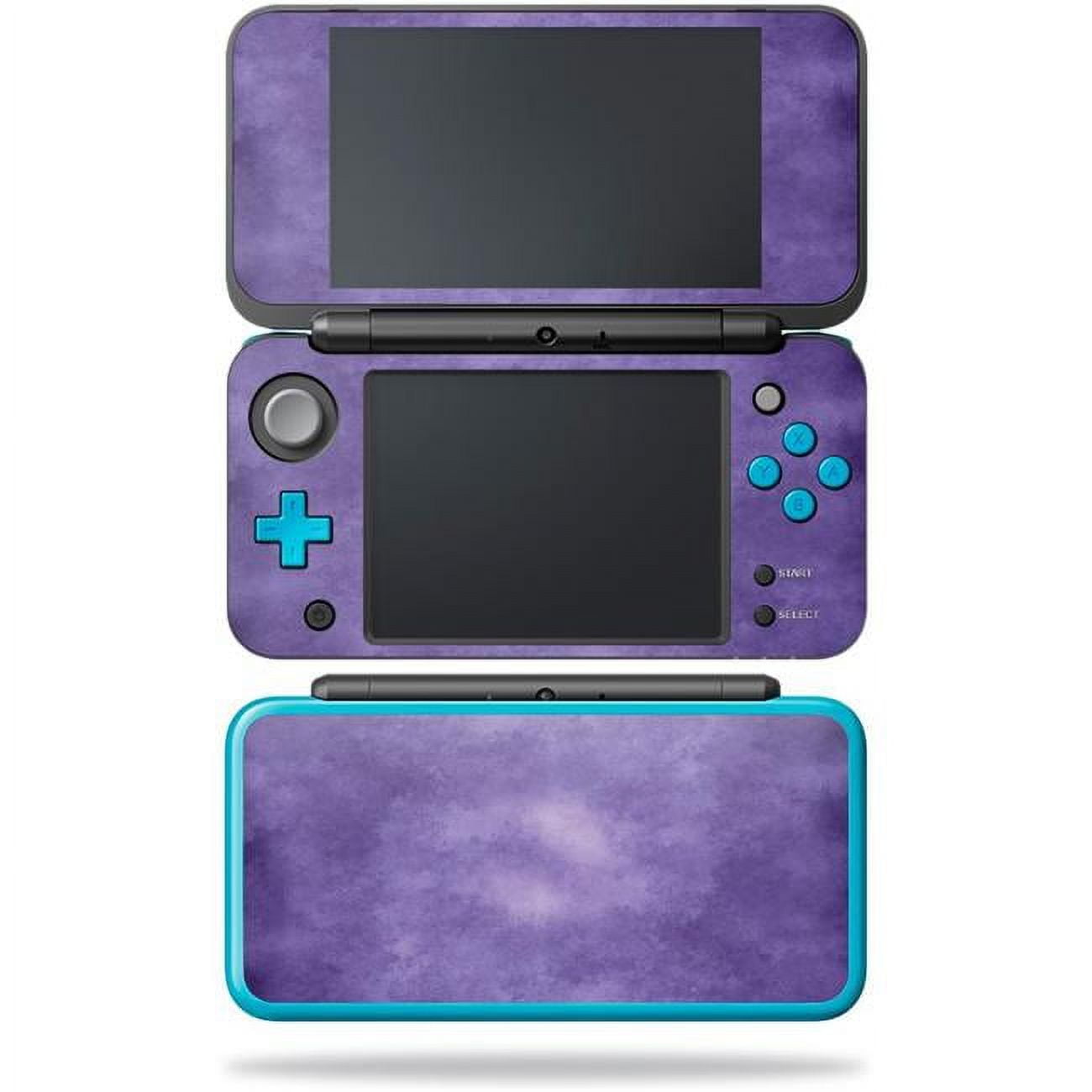 MightySkins CF-NI2DSXL-Purple Airbrush Carbon Fiber Skin for Nintendo ...