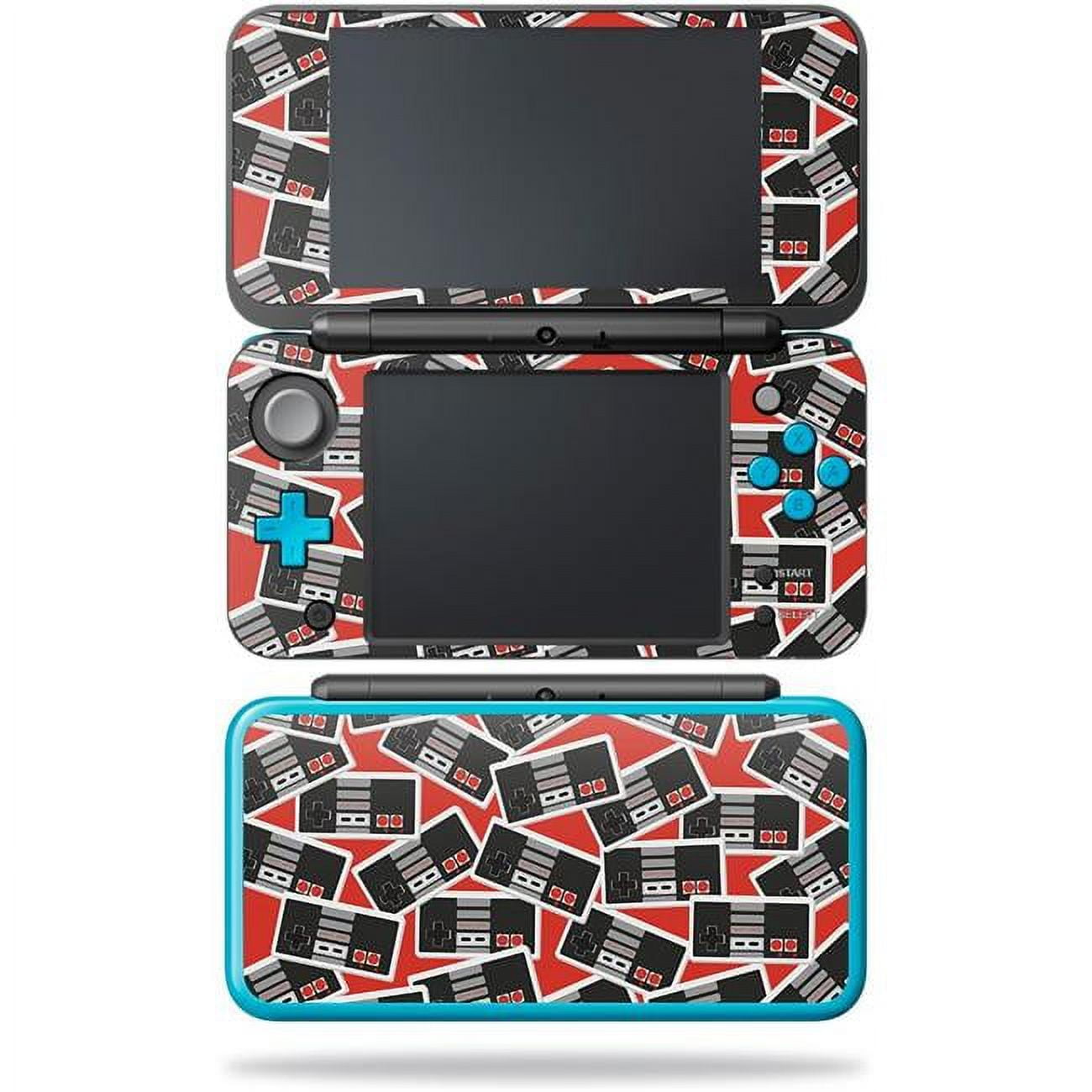 MightySkins CF-NI2DSXL-Retro Controllers 3 Carbon Fiber Skin for ...