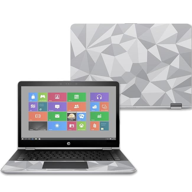 MightySkins GL-HPPX360143-Gray Polygon Glossy Glitter Skin for HP ...