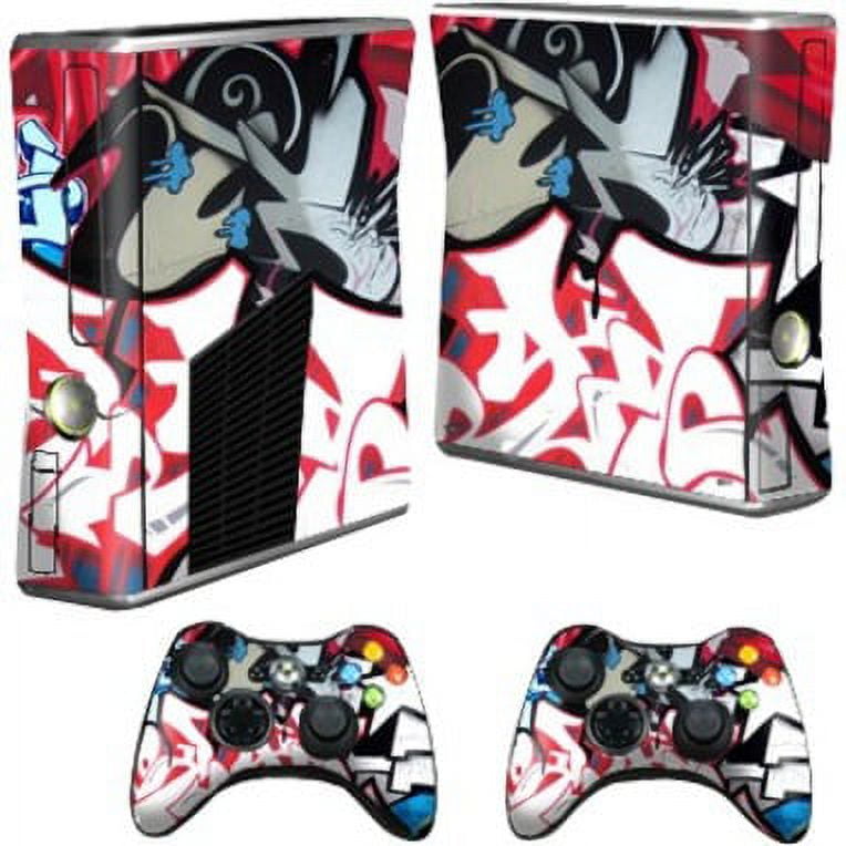 MightySkins Graffiti Mash Up, Microsoft Xbox 360 S Slim System ...