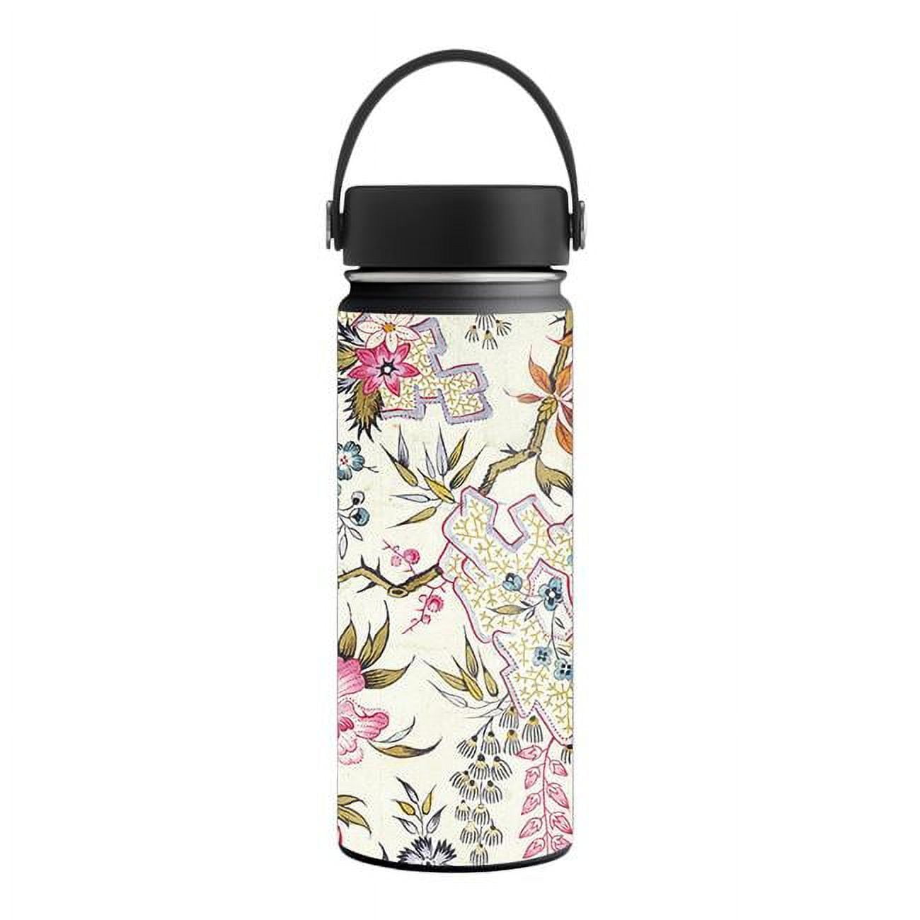 MightySkins HFWI18-Floral Design Skin for Hydro Flask 18 oz Wide Mouth ...