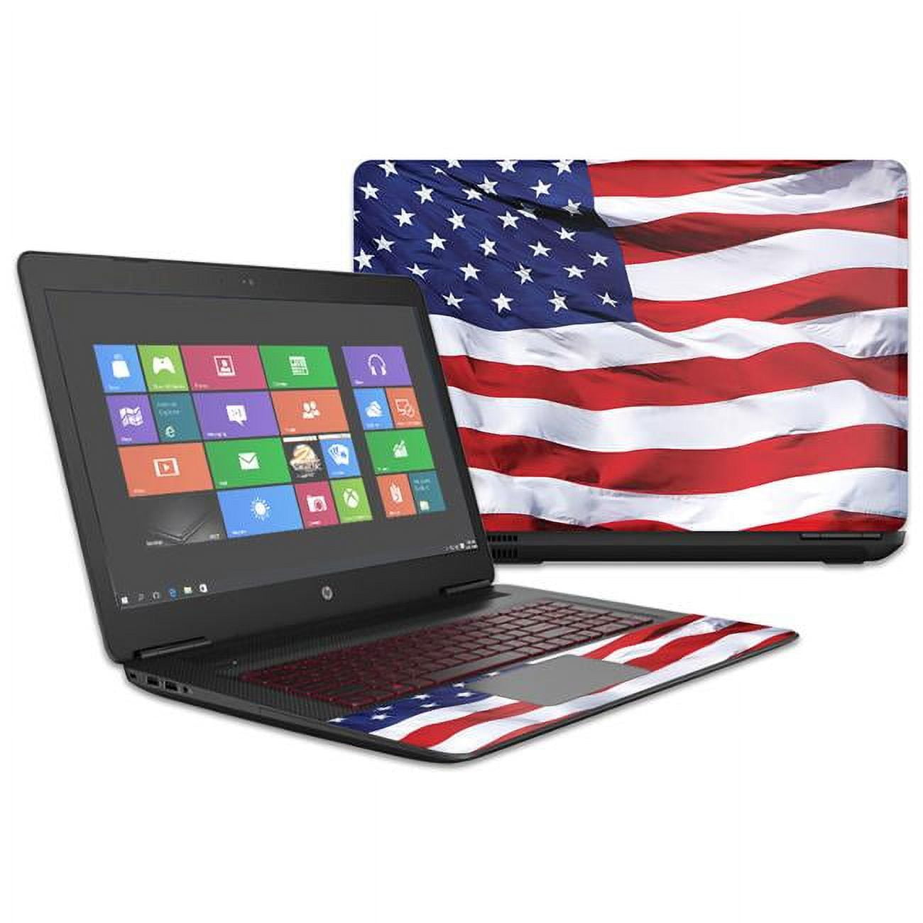 MightySkins HPOM17T-American Flag Skin Compatible with HP OMEN Laptop ...