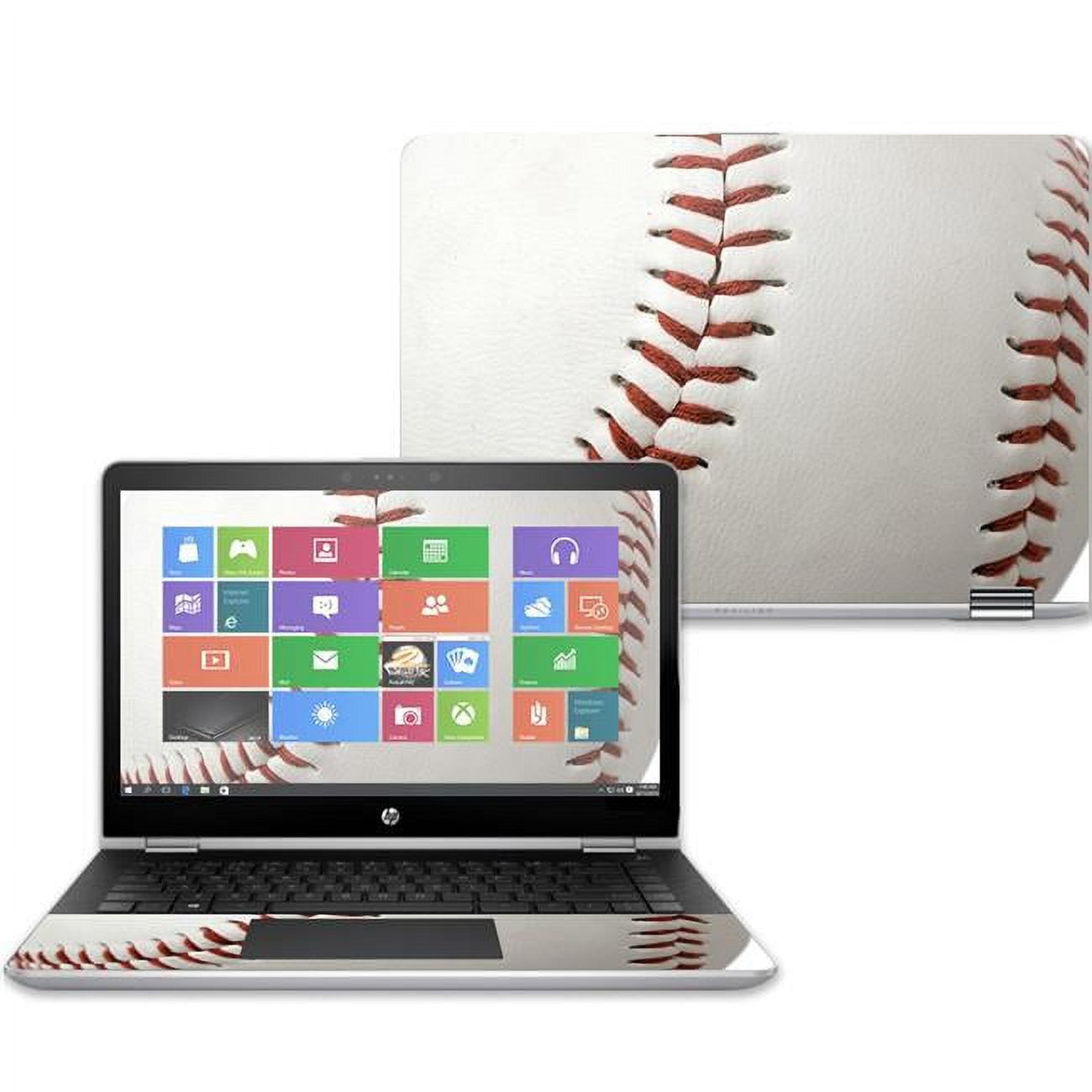 MightySkins HPPX360143-Baseball Skin Decal Wrap for 14 in. HP Pavilion ...