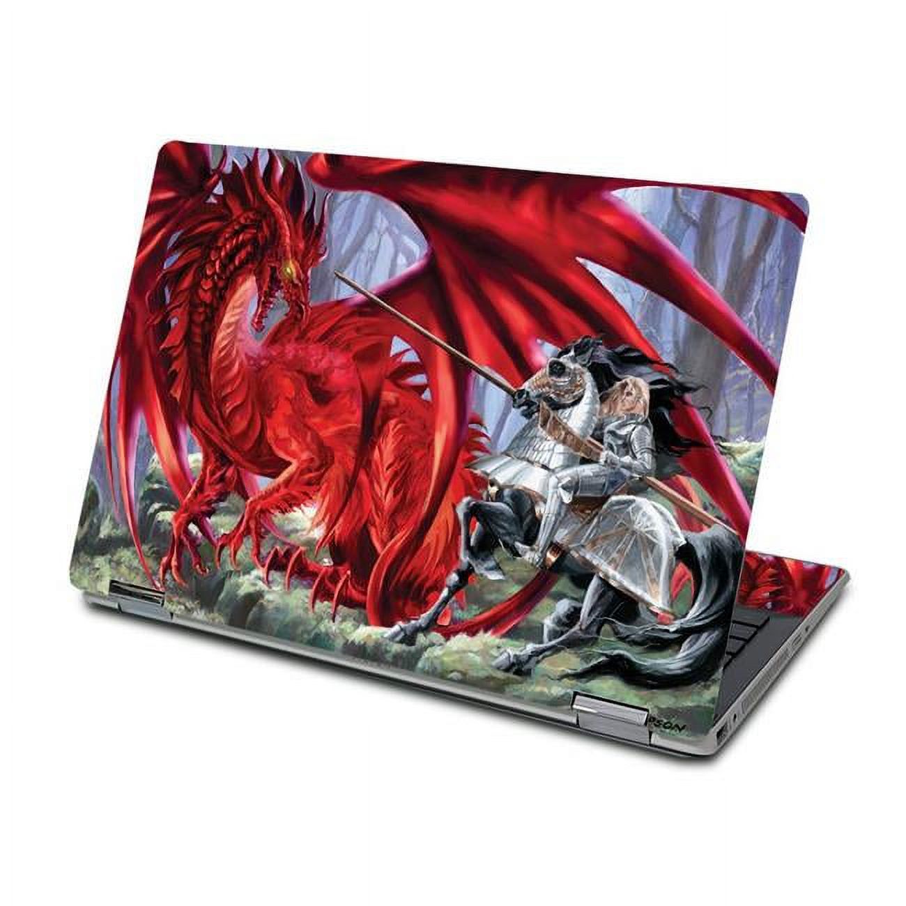MightySkins HPPX360155-Red Dragon Knight Skin for HP Pavilion x360 15 ...