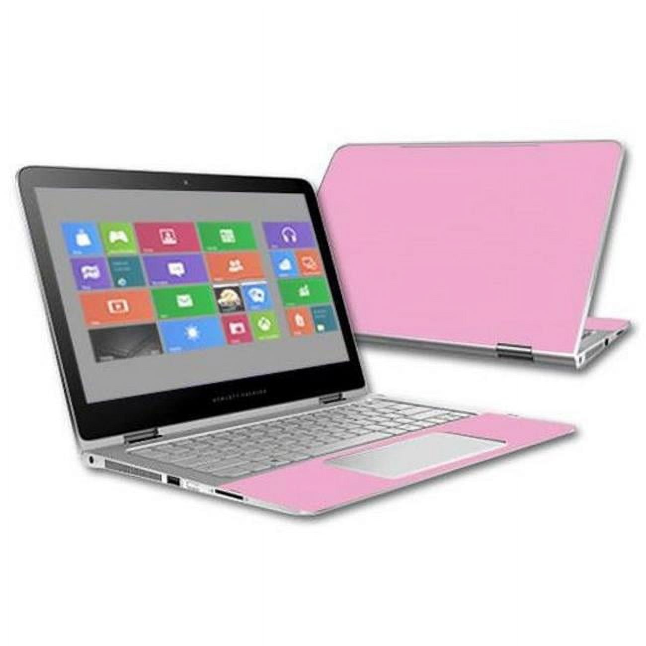 MightySkins HPSX36013-Solid Pink Skin Decal Wrap for HP Spectre X360 13 ...