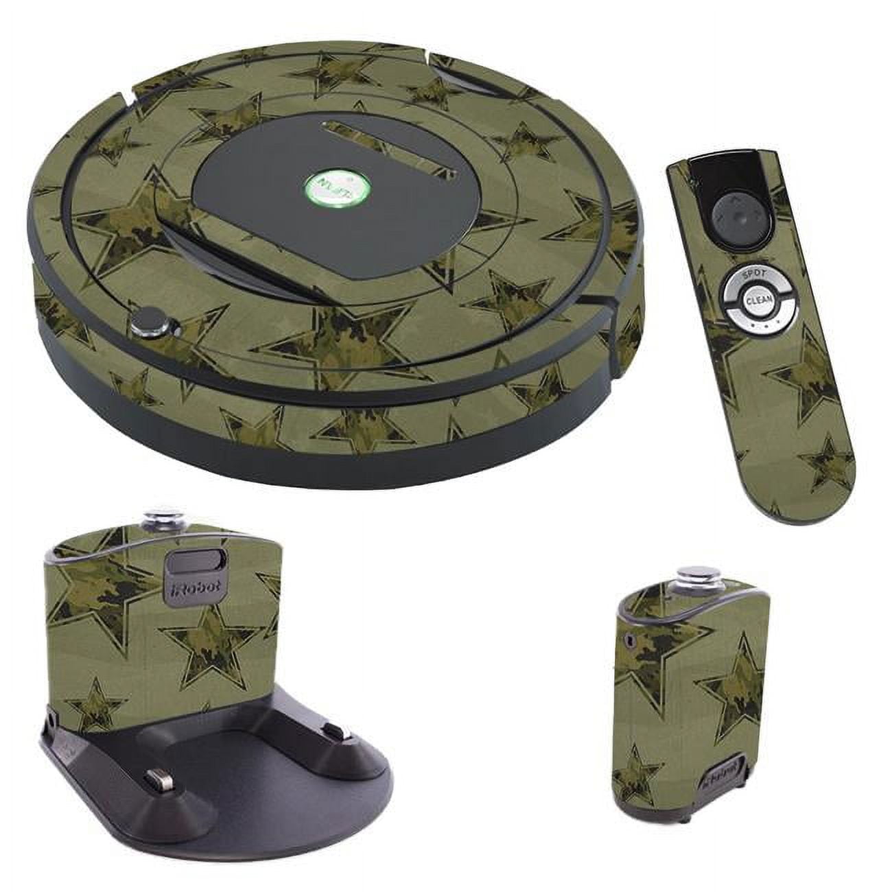 MightySkins IRRO770-Army Star Skin for iRobot Roomba 770 Robot Vacuum ...