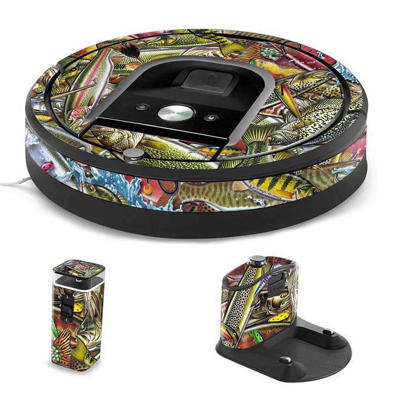 MightySkins IRRO960-Fish Puzzle Skin for iRobot Roomba 960 Robot Vacuum ...