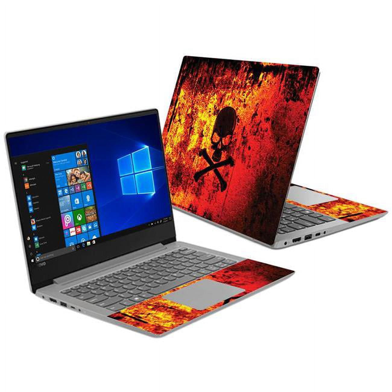 MightySkins LENI330S14-Bio Skull Skin Decal Wrap for Lenovo Ideapad ...