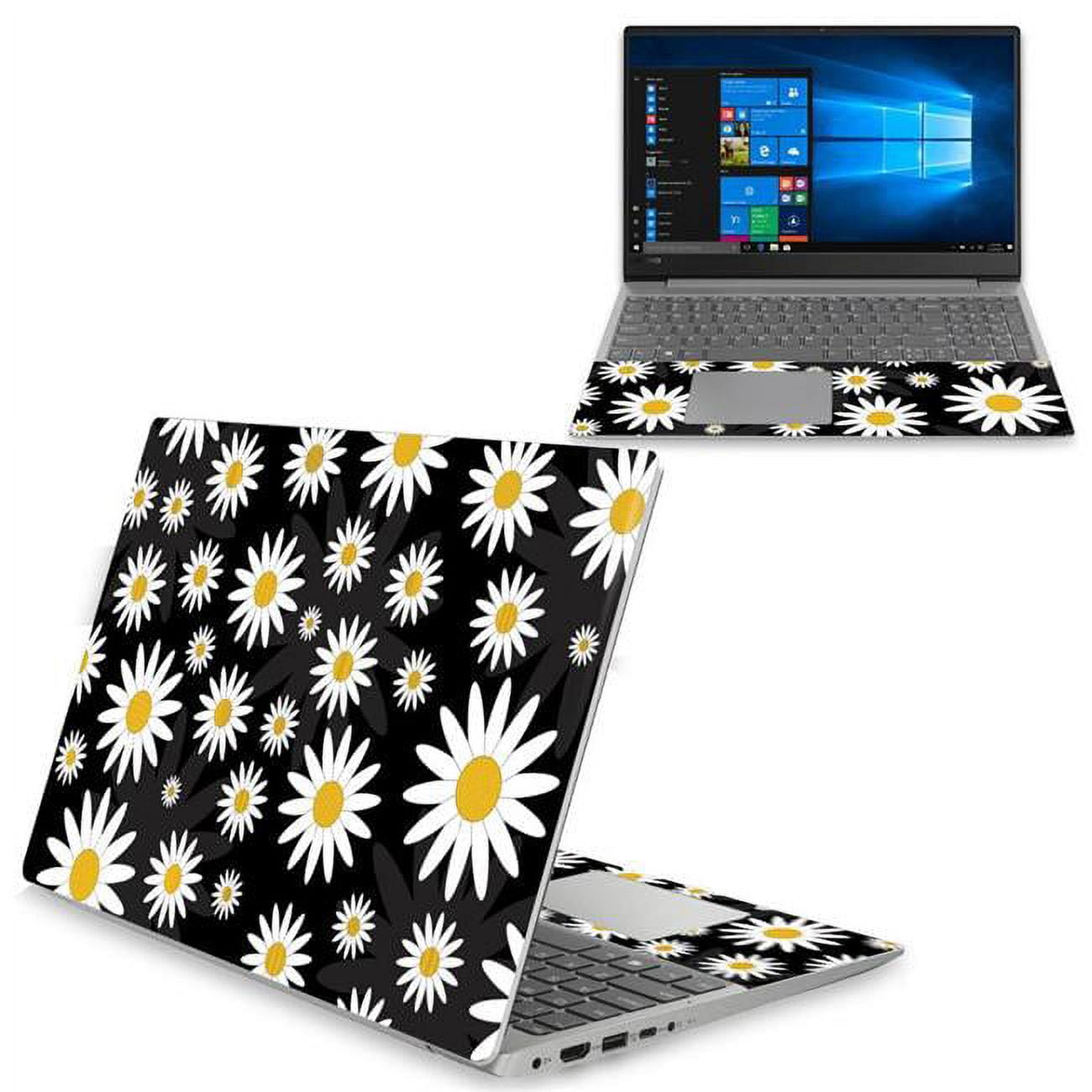 MightySkins LENI330S15-Daisies Skin Decal Wrap for Lenovo Ideapad 330S ...