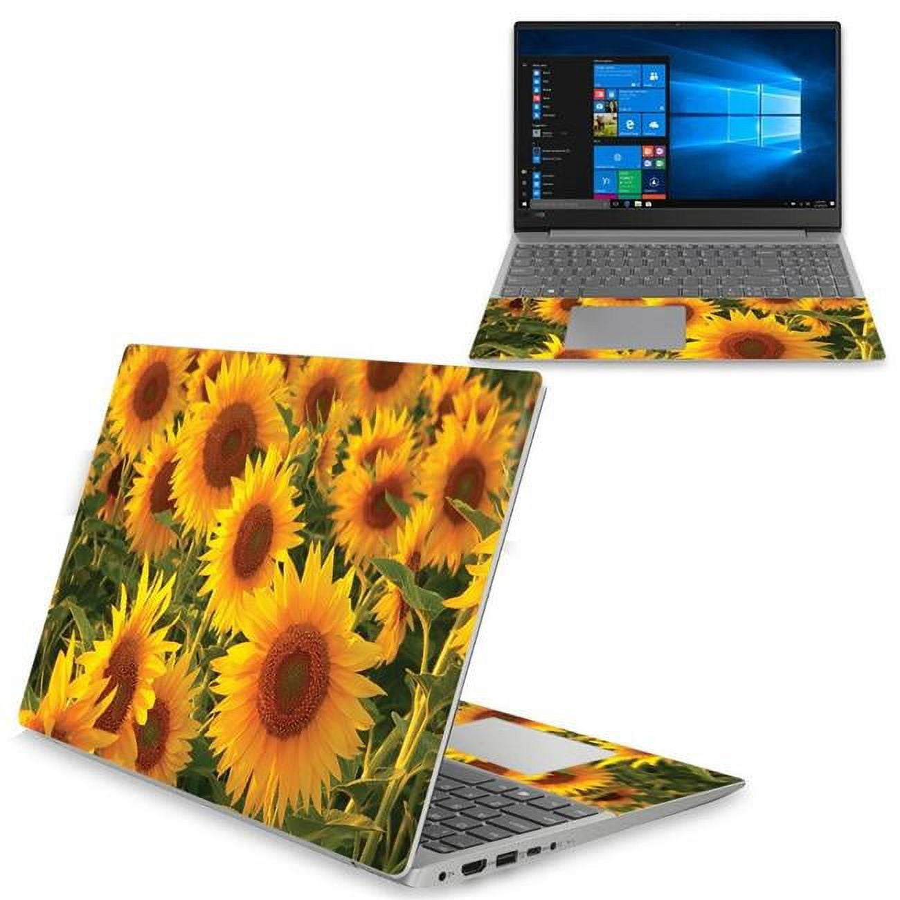 MightySkins LENI330S15-Sun Flowers Skin Decal Wrap for Lenovo Ideapad ...