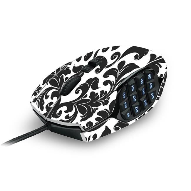 MightySkins LOGG600-Black Damask Skin for Logitech G600 MMO Gaming ...
