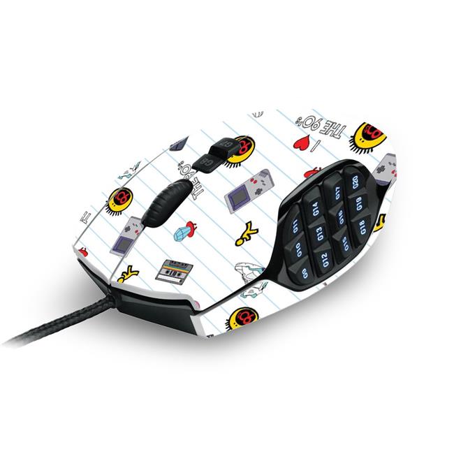 MightySkins LOGG600-Love The 90s Skin for Logitech G600 MMO Gaming ...