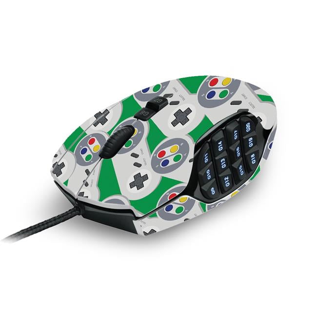 MightySkins LOGG600-Retro Controllers 1 Skin for Logitech G600 MMO ...