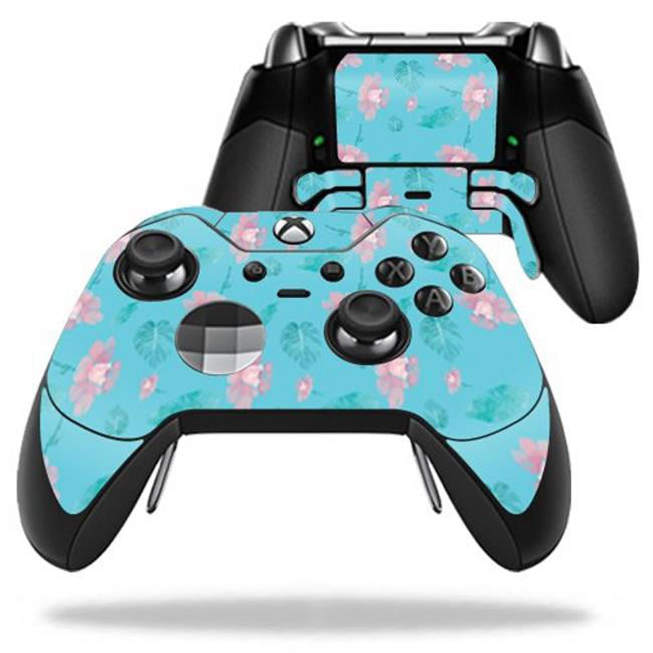 MightySkins MIELITECO-Flower Power Blue Skin Decal Wrap for Microsoft ...