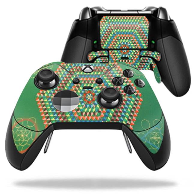MightySkins MIELITECO-Green Hexagon Skin for Microsoft Xbox One Elite ...