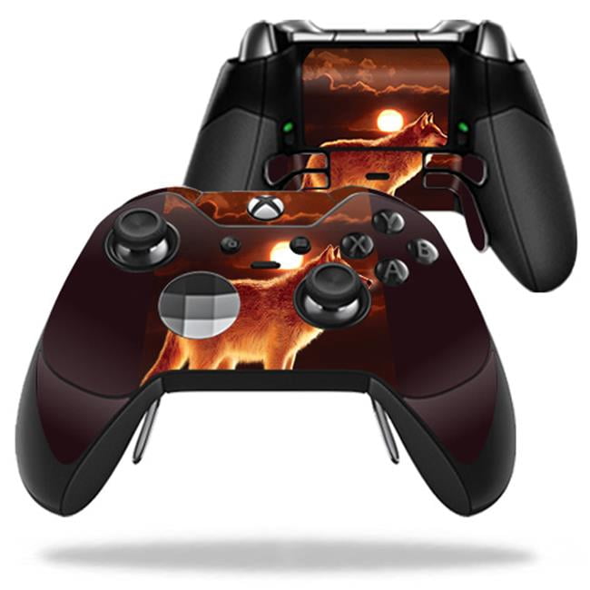 MightySkins MIELITECO-Sunset Wolf Skin for Microsoft Xbox One Elite ...