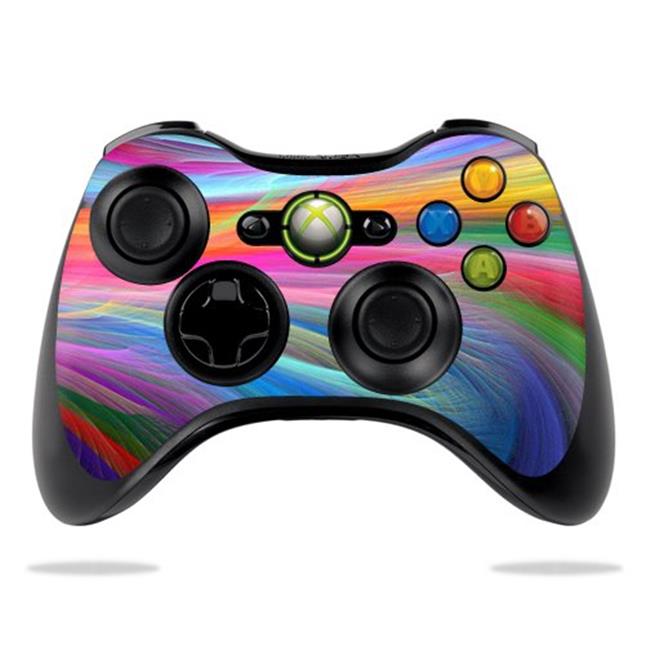 MightySkins MIXB360CO-Rainbow Waves Skin for Microsoft Xbox 360 ...