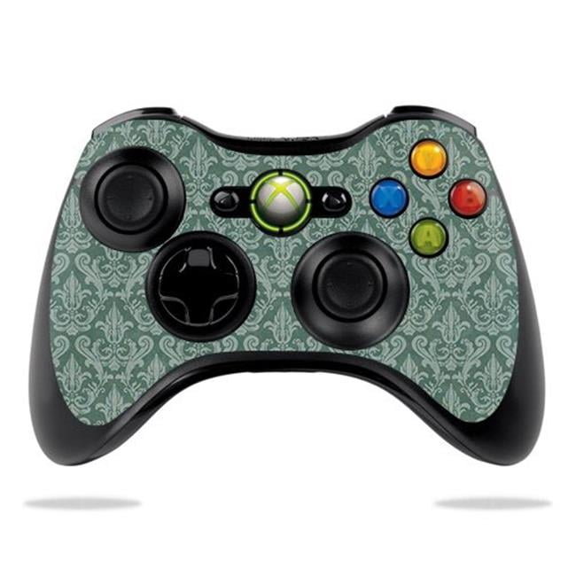 MightySkins MIXB360CO-Teal Damask Skin for Microsoft Xbox 360 ...