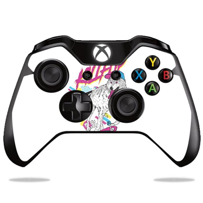 MightySkins MIXBONCO-Skater Wolf Skin for Microsoft Xbox One or One S ...