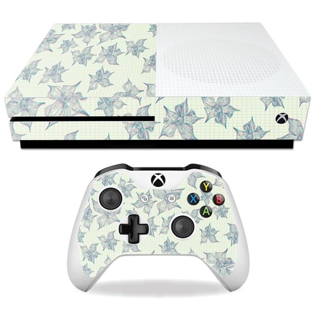 MightySkins MIXBONES-3d Flowers Skin Decal Wrap for Microsoft Xbox One ...