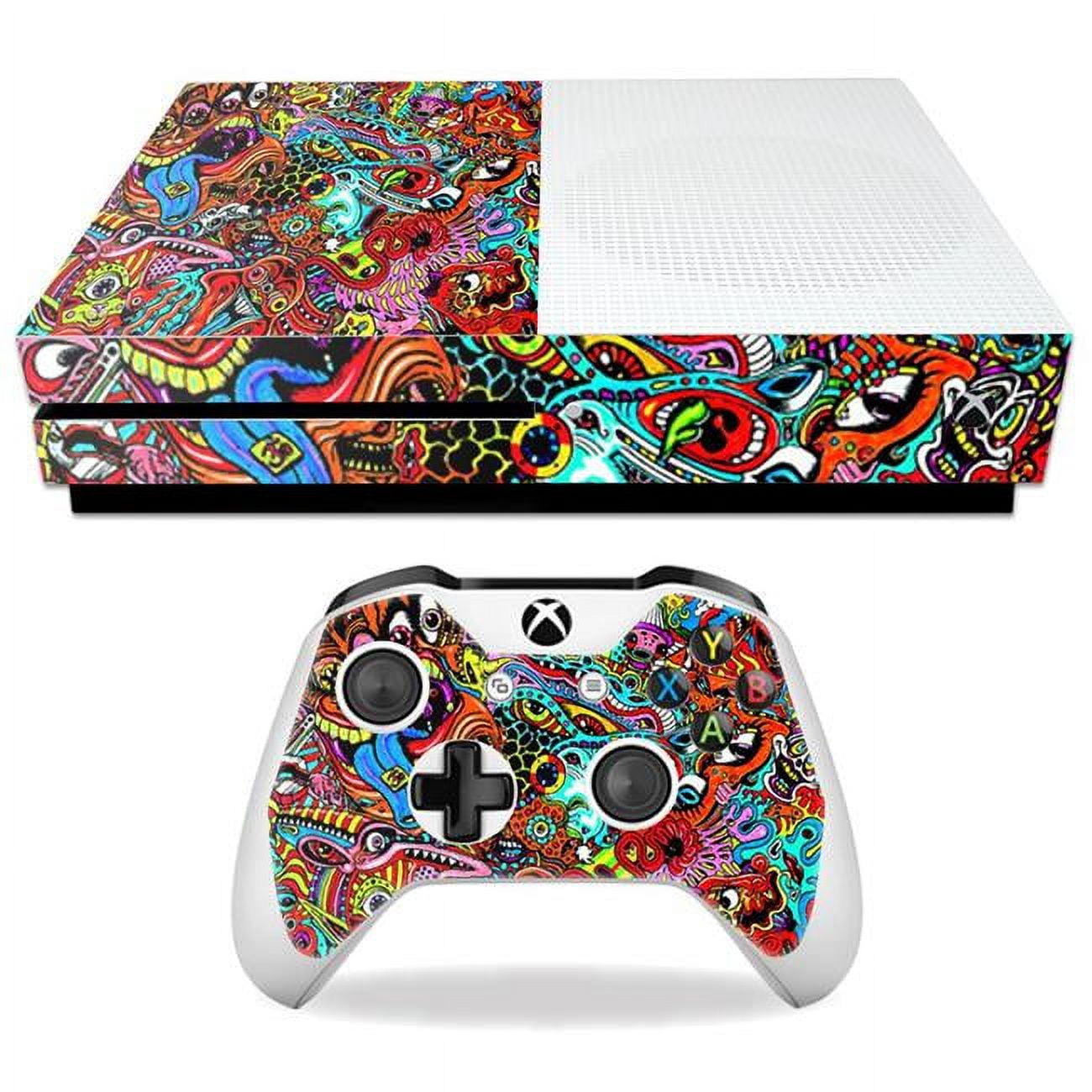 MightySkins MIXBONES-Acid Trippy Skin Decal Wrap for Microsoft Xbox One ...