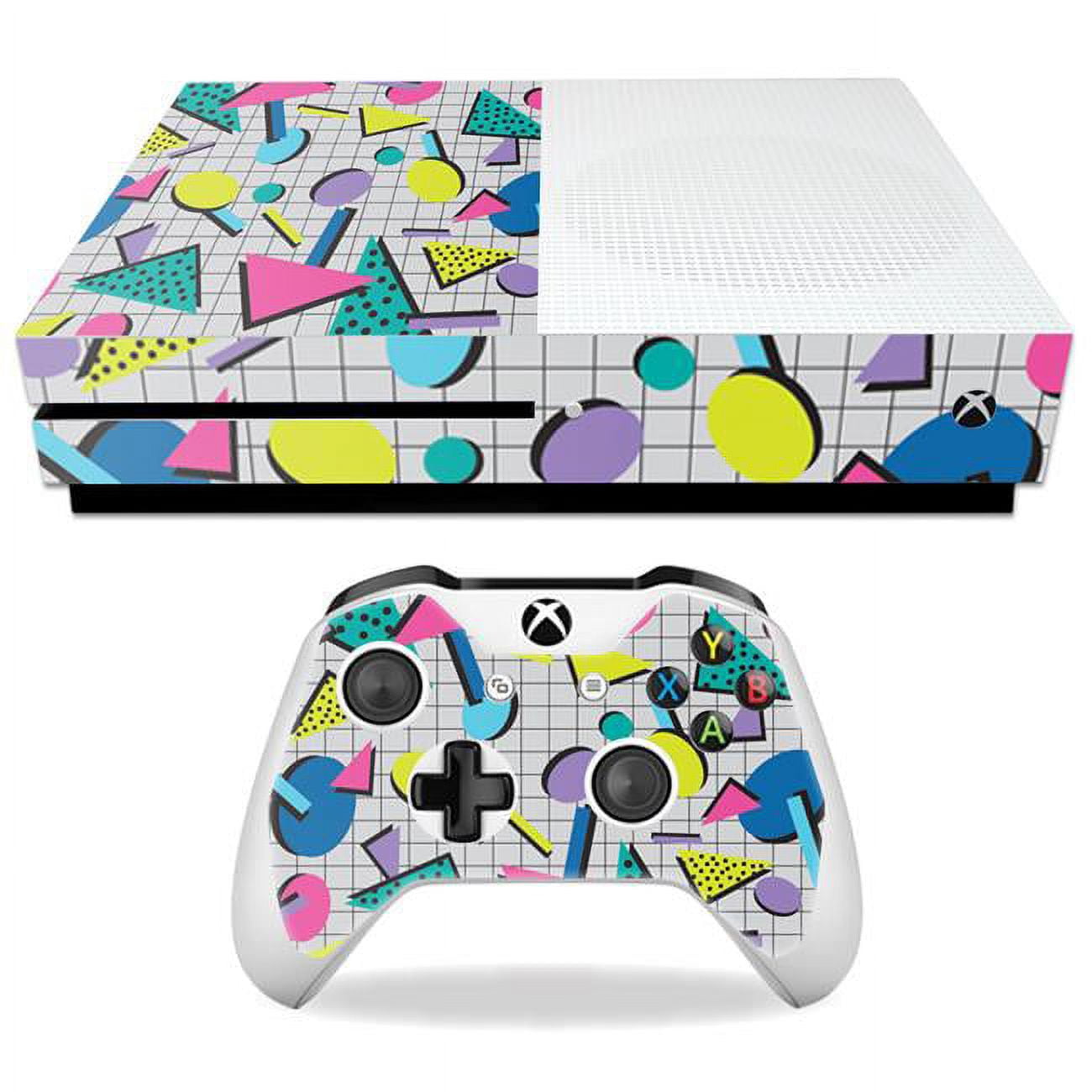 Skin Decal Wrap Compatible With Microsoft Xbox One S Awesome 80s ...