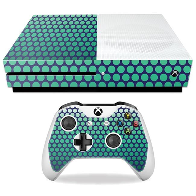MightySkins MIXBONES-Circles Skin Decal Wrap for Microsoft Xbox One S ...