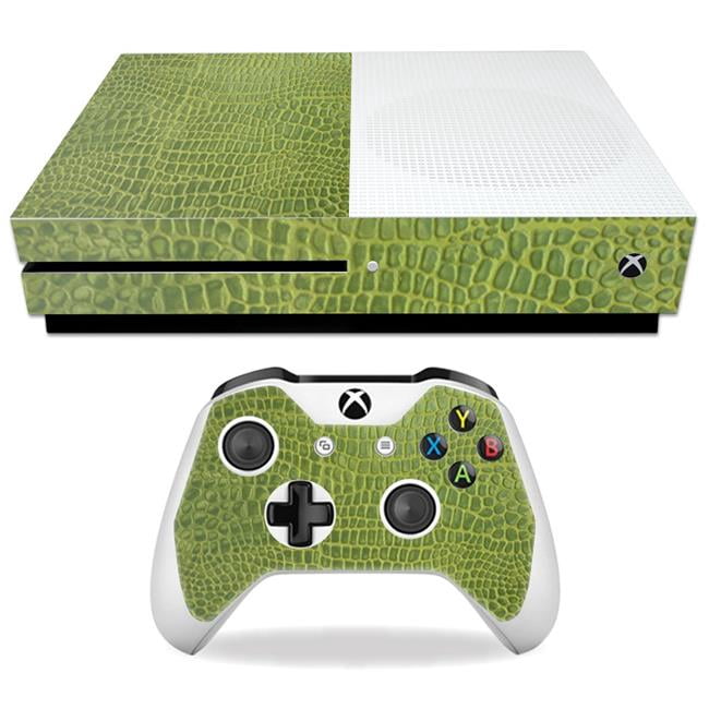 MightySkins MIXBONES-Croc Skin Skin Decal Wrap for Microsoft Xbox One S ...