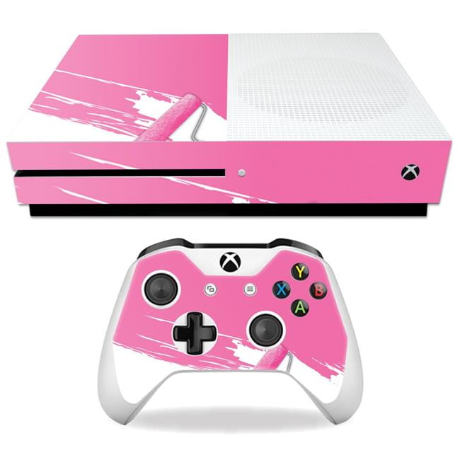 MightySkins MIXBONES-Pink Paint Roller Skin Decal Wrap for Microsoft ...