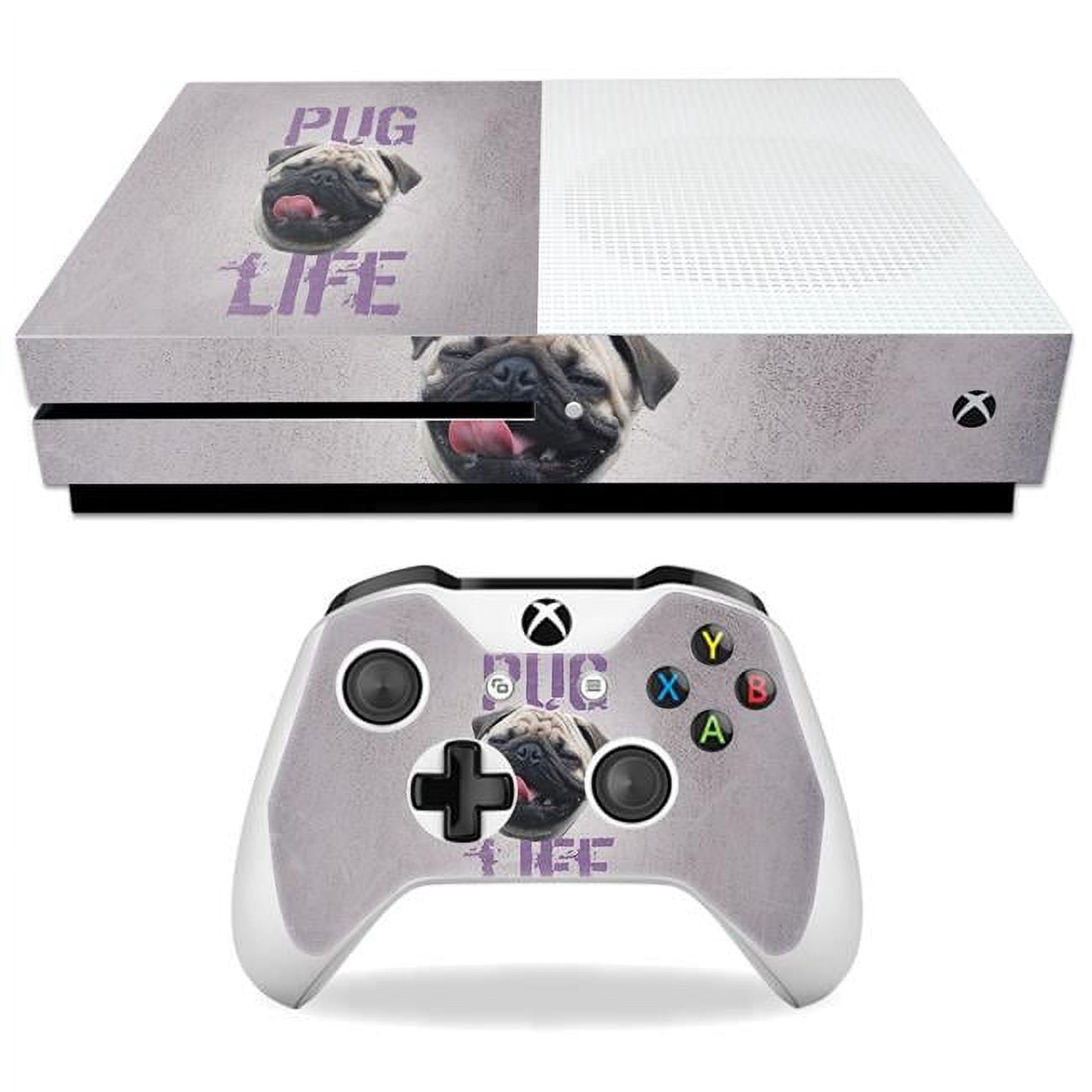 MightySkins MIXBONES-Pug Life Skin for Microsoft XBox One S - Pug Life ...