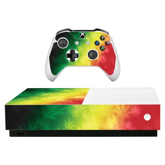 MightySkins MIXBONSDI-Rasta Rainbow Skin for Microsoft Xbox One S All ...