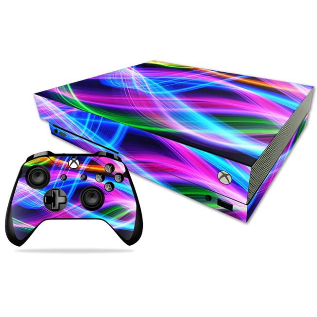 MightySkins MIXBONXCMB-Light Waves Skin Decal Wrap for Microsoft Xbox ...