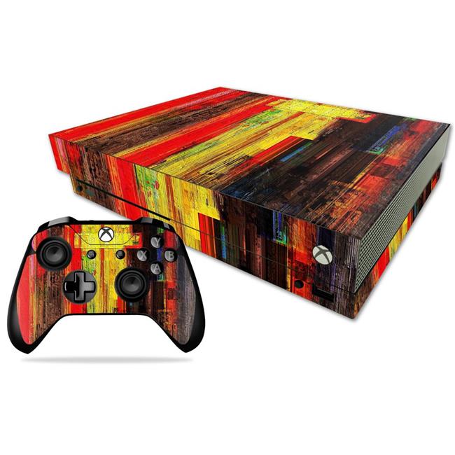 MightySkins MIXBONXCMB-Painted Wood Skin Decal Wrap for Microsoft Xbox ...