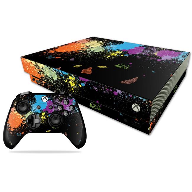 MightySkins MIXBONXCMB-Splatter Skin Decal Wrap for Microsoft Xbox One ...
