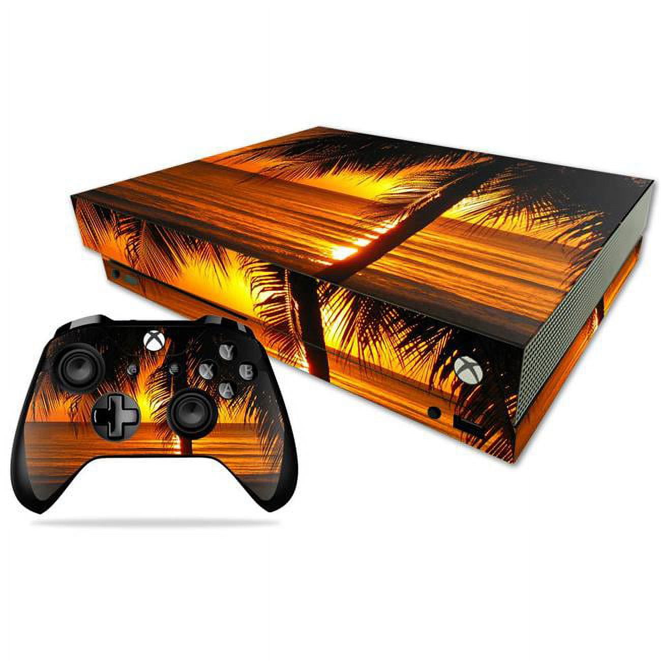 MightySkins MIXBONXCMB-Sunset Skin Decal Wrap for Microsoft Xbox One X ...