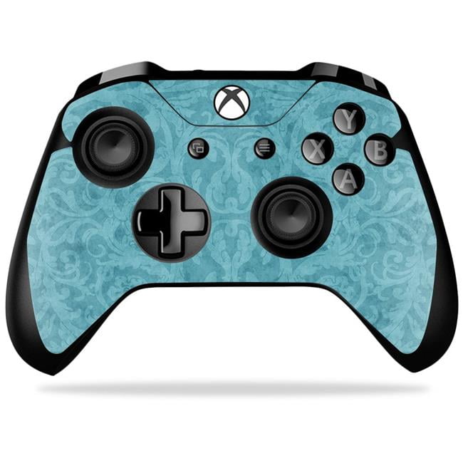MightySkins MIXBONXCO-Baby Blue Jacquard Skin for Microsoft XBox One X ...
