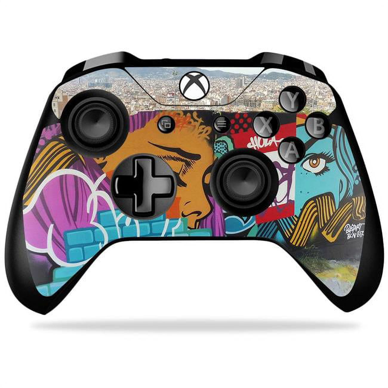 MightySkins MIXBONXCO-Graffiti Skyline Skin for Microsoft Xbox One X ...