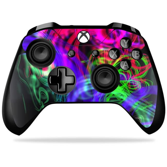 MightySkins MIXBONXCO-Neon Splatter Skin Decal Wrap for Microsoft Xbox ...