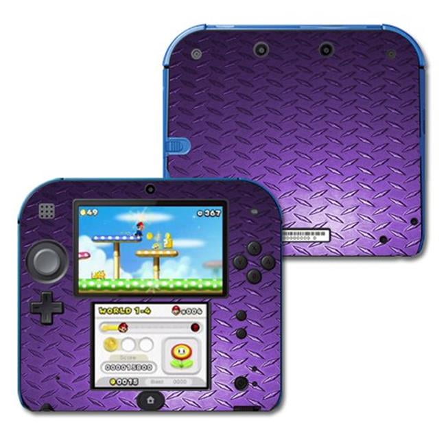 MightySkins NI2DS-Purp Diamond Plt Skin Decal Wrap for Nintendo 2DS ...