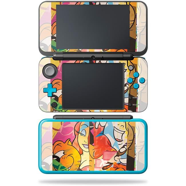 MightySkins NI2DSXL-Cartoon Smiles Skin for Nintendo New 2DS XL ...