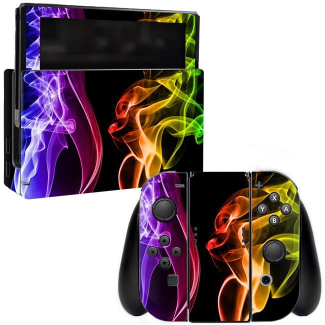 MightySkins NISWI-Bright Smoke Skin for Nintendo Switch, Bright Smoke ...