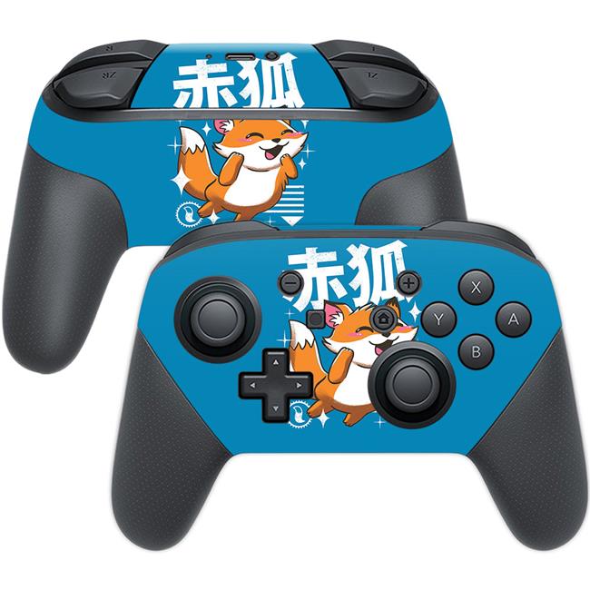 MightySkins NISWPCOI-Fox Kawaii Skin for Nintendo Switch Pro Controller ...
