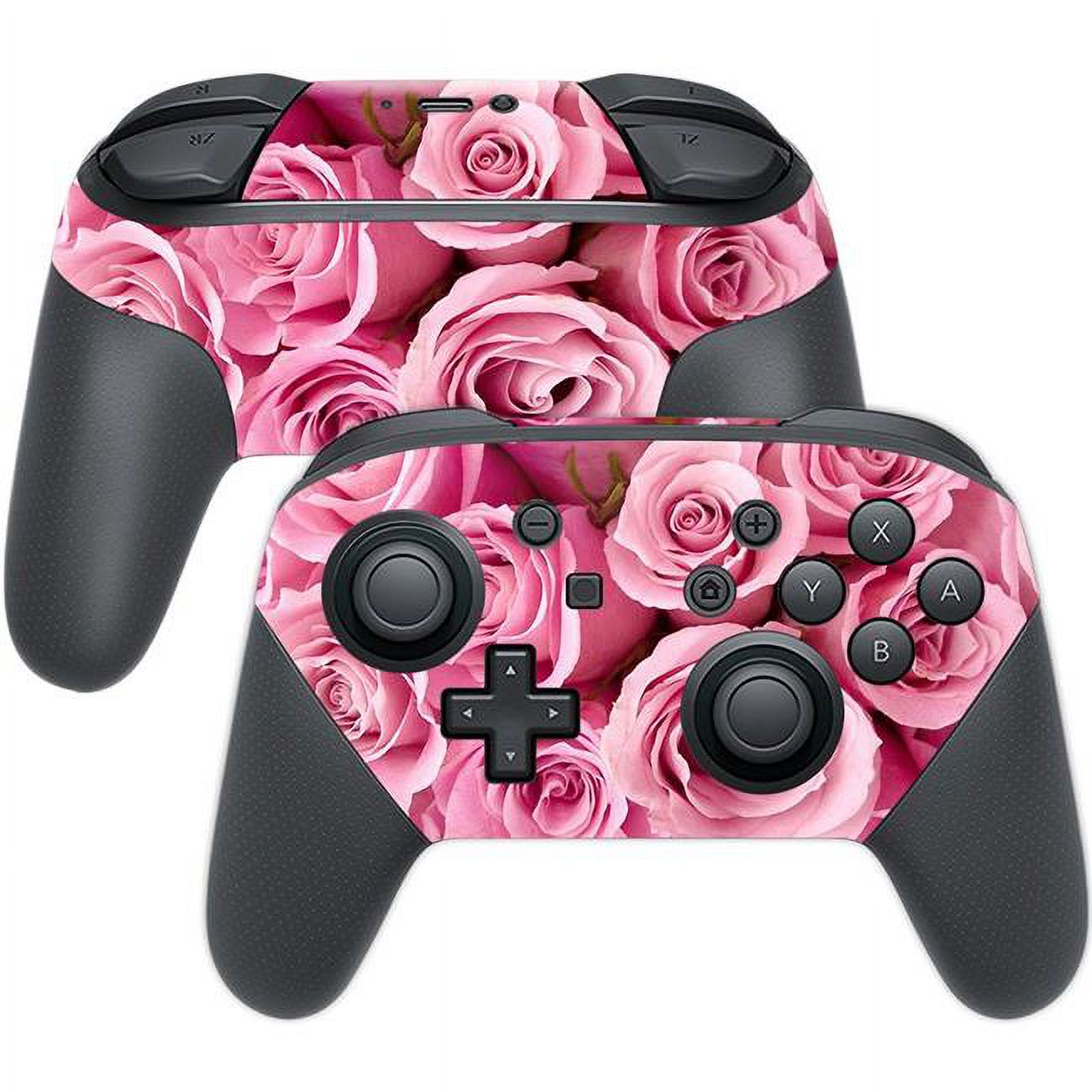 MightySkins NISWPCOI-Pink Roses Skin for Nintendo Switch Pro Controller ...