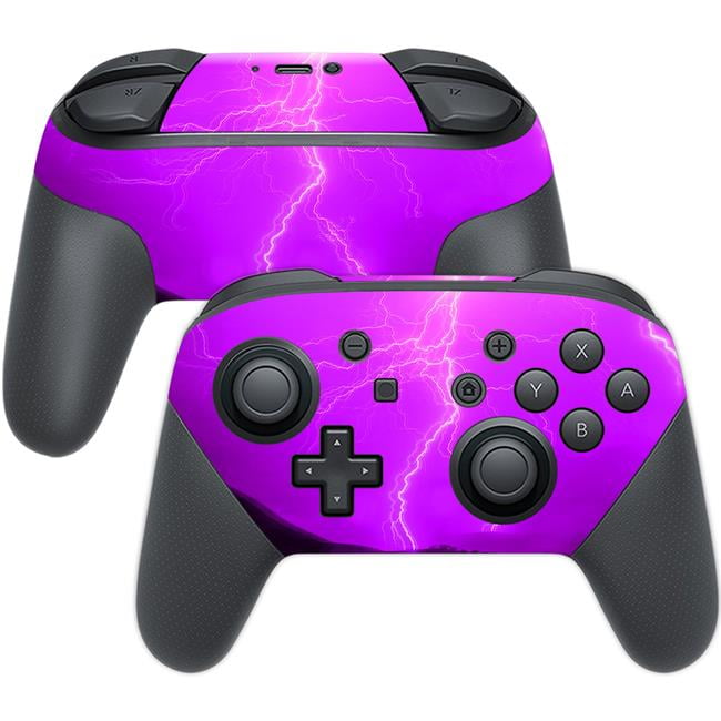 MightySkins NISWPCOI-Purple Lightning Skin for Nintendo Switch Pro ...