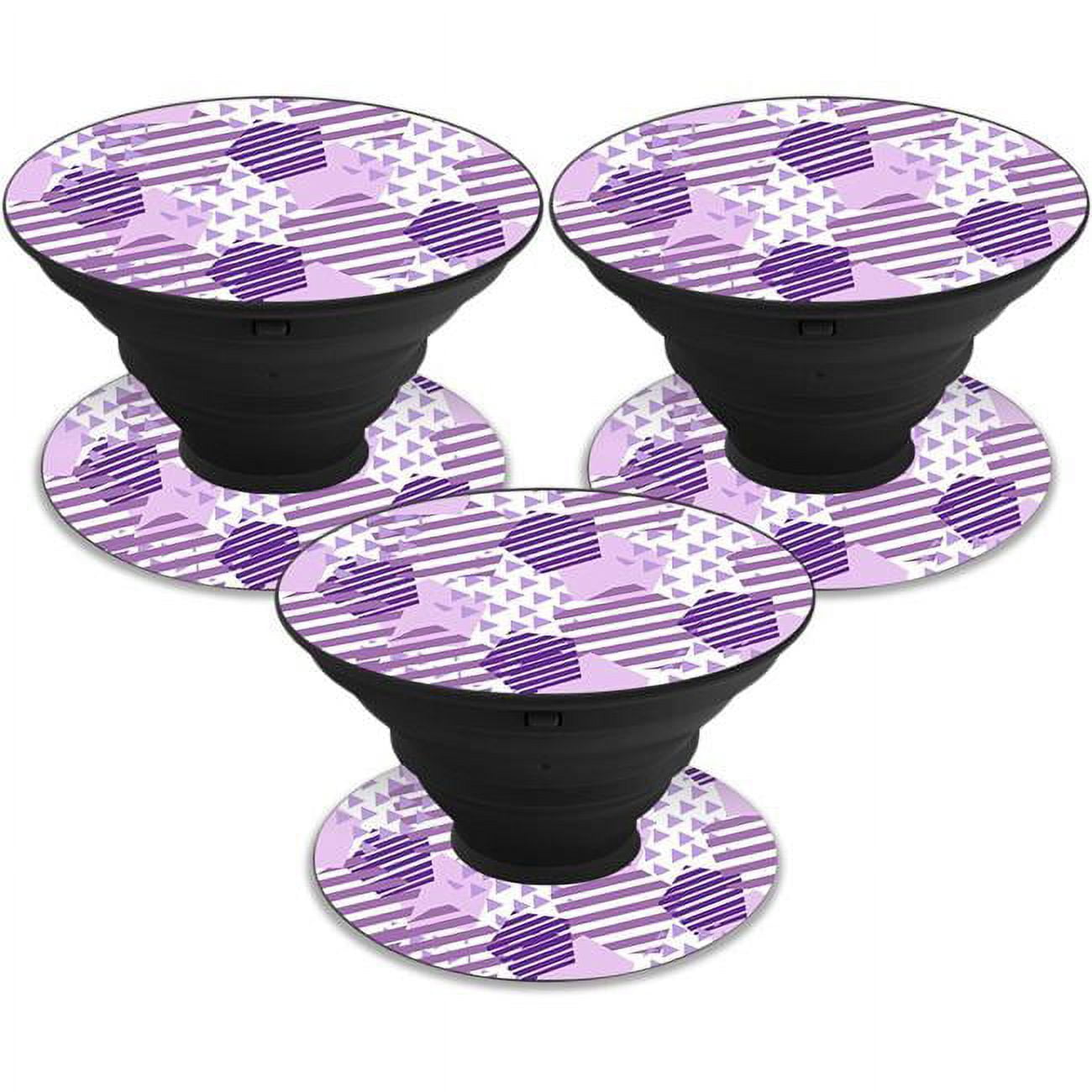 MightySkins POSOCK-Purple Pentagon Skin Decal Wrap for Pop Sockets ...